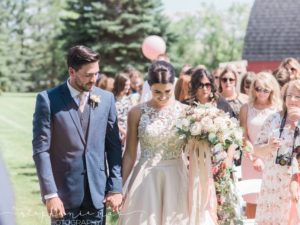Abby + Brett's Blush Summer Wedding | Calyx Floral Design