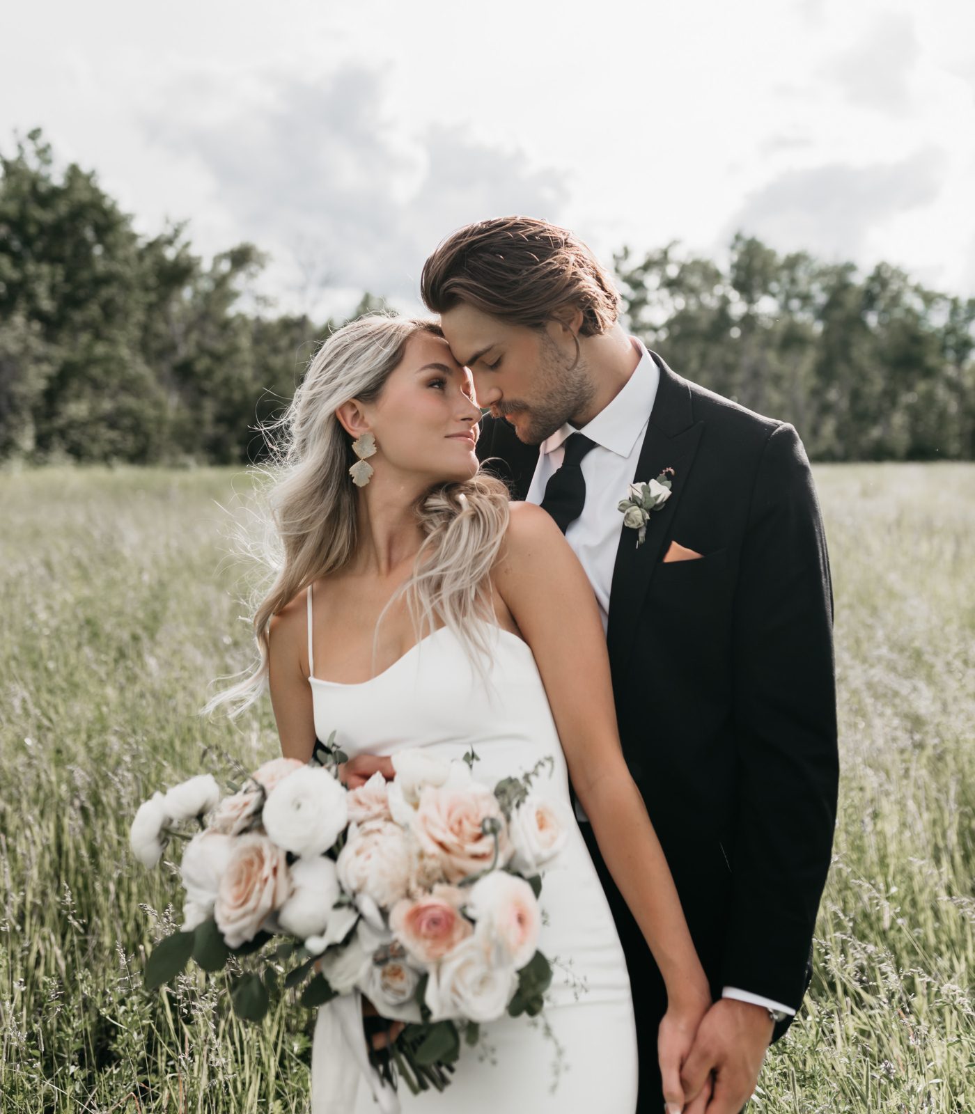 Chloe + Stuart's Intimate "Goal-Worthy" NHL Wedding | Calyx Floral Design
