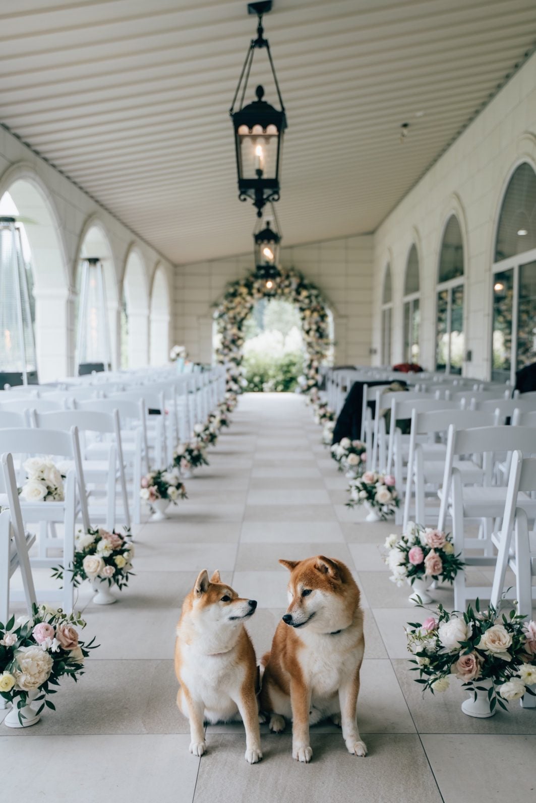 Luxury Wedding Ceremony at Archway Manor | Calyx Floral Design